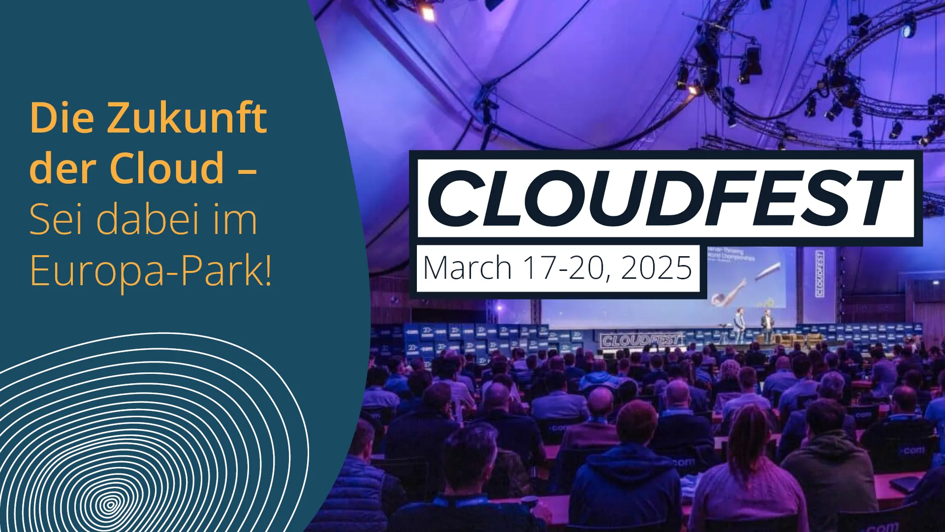 CloudFest 2025: Event für Cloud Profis und Tech Enthusiasten | hosting.de